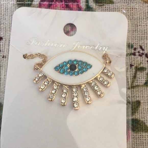Fashion Jewelry | Jewelry | Necklace Evil Eye Rhinestone Zinc Alloy ...